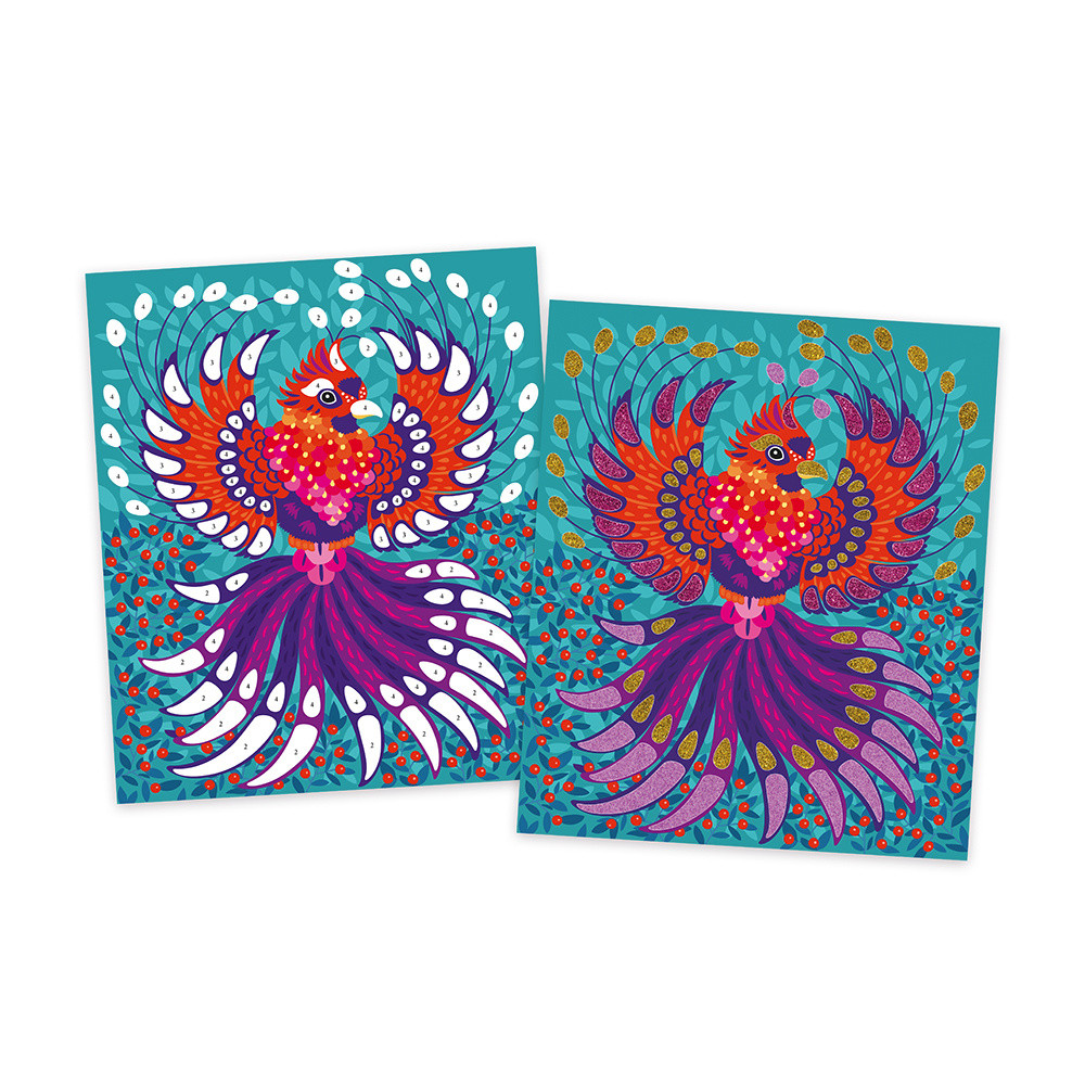 Glitter & Sand Glittering Animals : Glitter, Golden foil-stamping ...