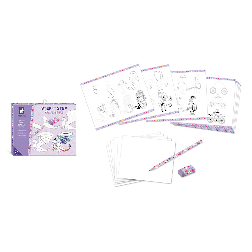 Creative Drawing Box 20 Fantasy Models : Painting by numbers ...