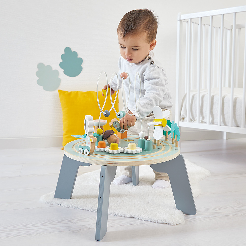 Sweet Cocoon Garden Activity Table : Manipulation & stackers Janod - J04045