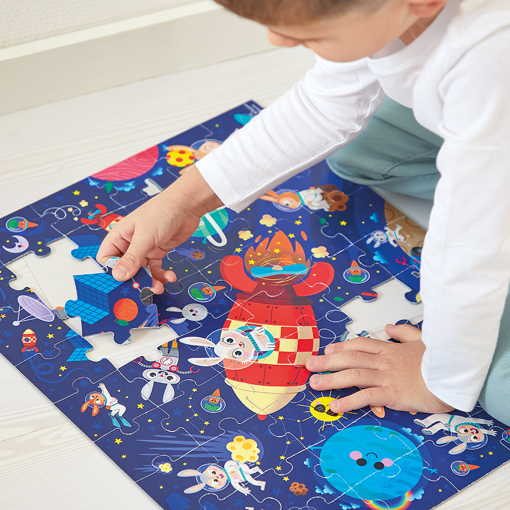 Raketenpuzzle 54 Teile : 50- bis 149-teilige Puzzles Janod - J02545 ...