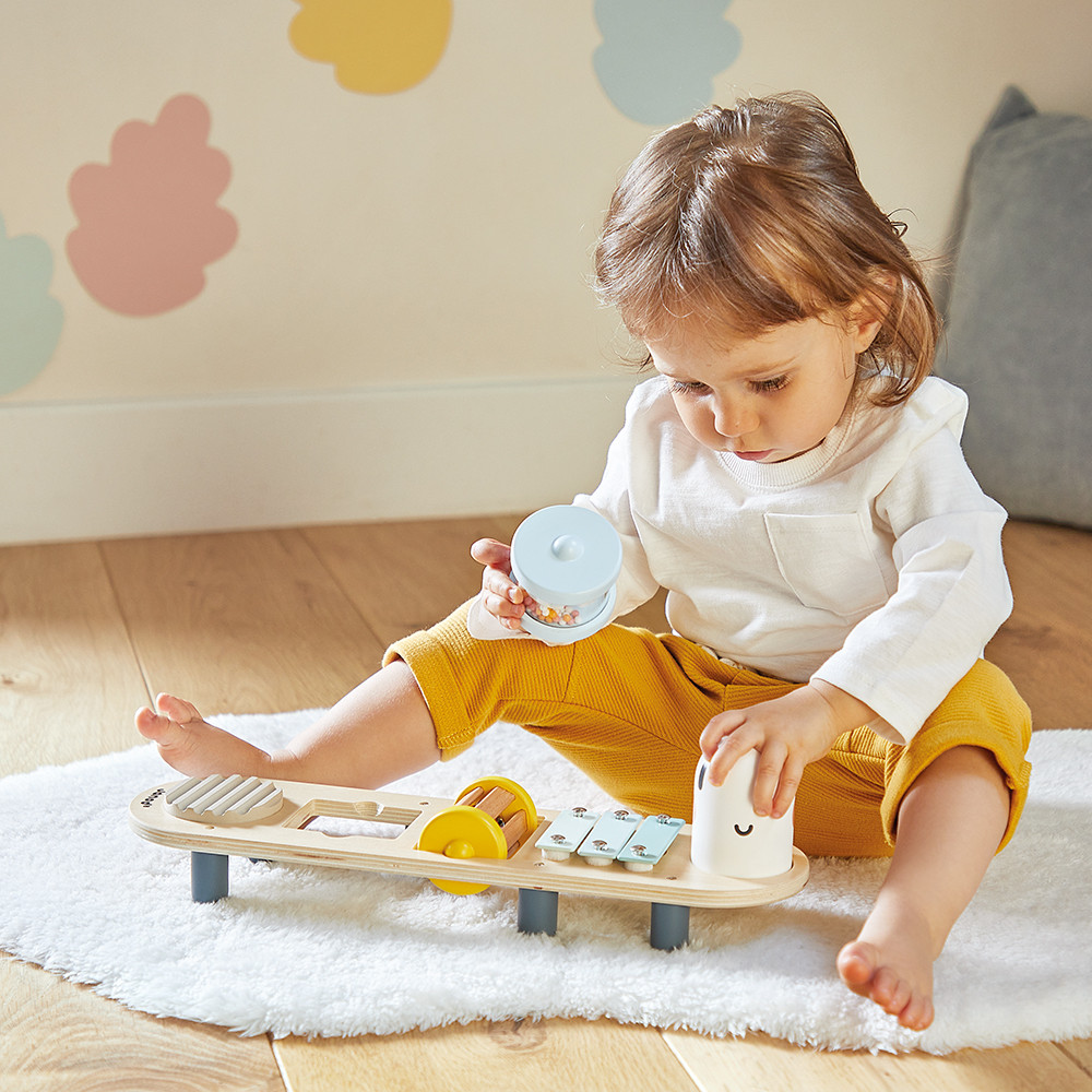 Sweet Cocoon Caterpillar Sound Awakening Stand : Music Toys Janod - J04058