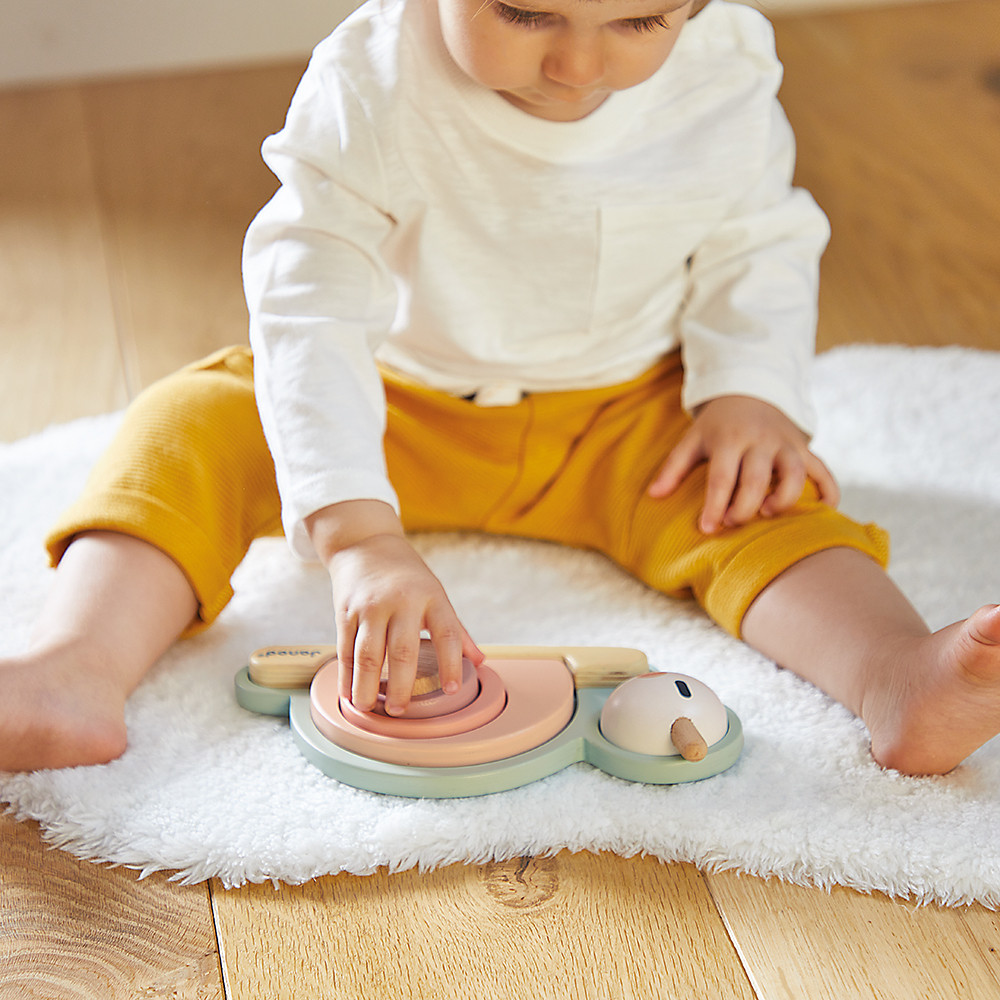 Empilable Sensoriel Escargot Sweet Cocoon : Puzzles en bois premier âge ...