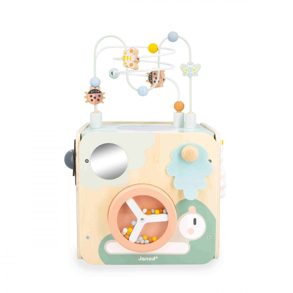Sweet Cocoon Multi-Activity Maxi Cube : Blocks & Pyramids Janod - J04060