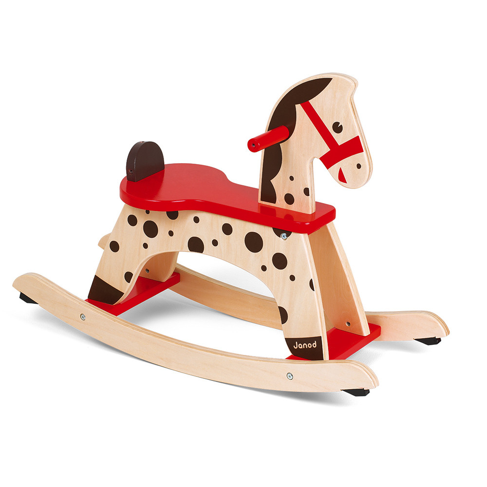Cavallo a Dondolo Caramel (legno) : Giocattoli a dondolo, cavalcabili e ...