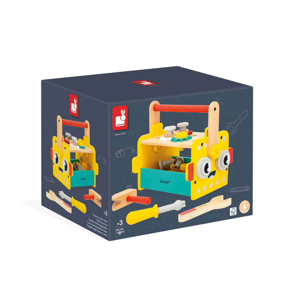 Brico'Kids Robot Toolbox : Workbenches & tool kits Janod - J06455