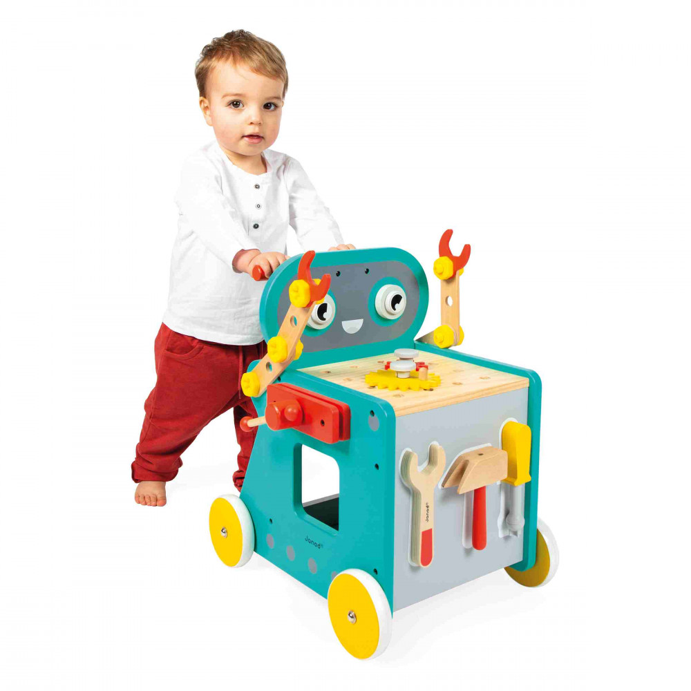 Brico'Kids Robot Trolley : Rockers, Ride-ons & Walkers Janod - J06456