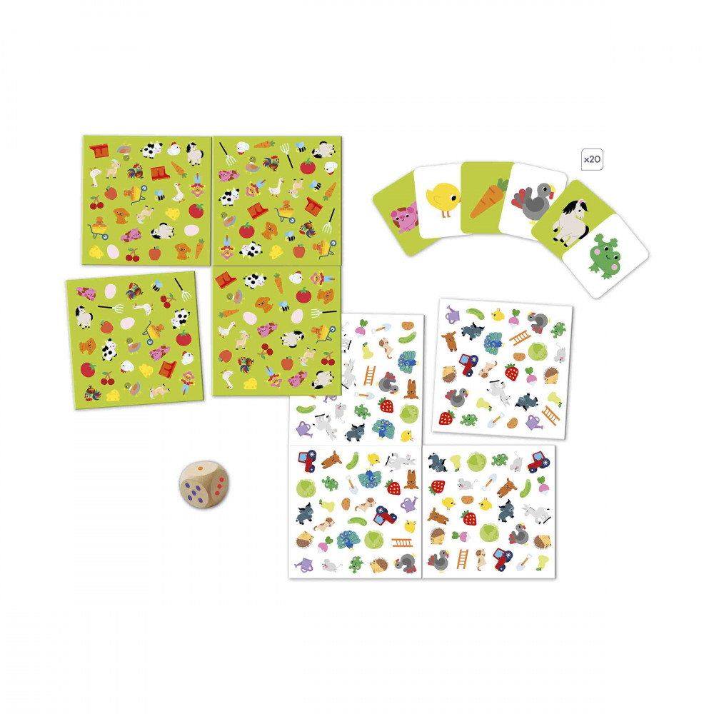 My First Seek and Find - The Farm : Memory & matching games Janod - J02454