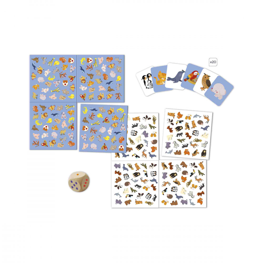 My First Seek and Find - Animals : Memory & matching games Janod - J02455