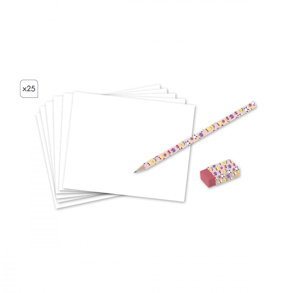 Creative Drawing Box 20 Kawaii Models : Painting by numbers & Colouring ...