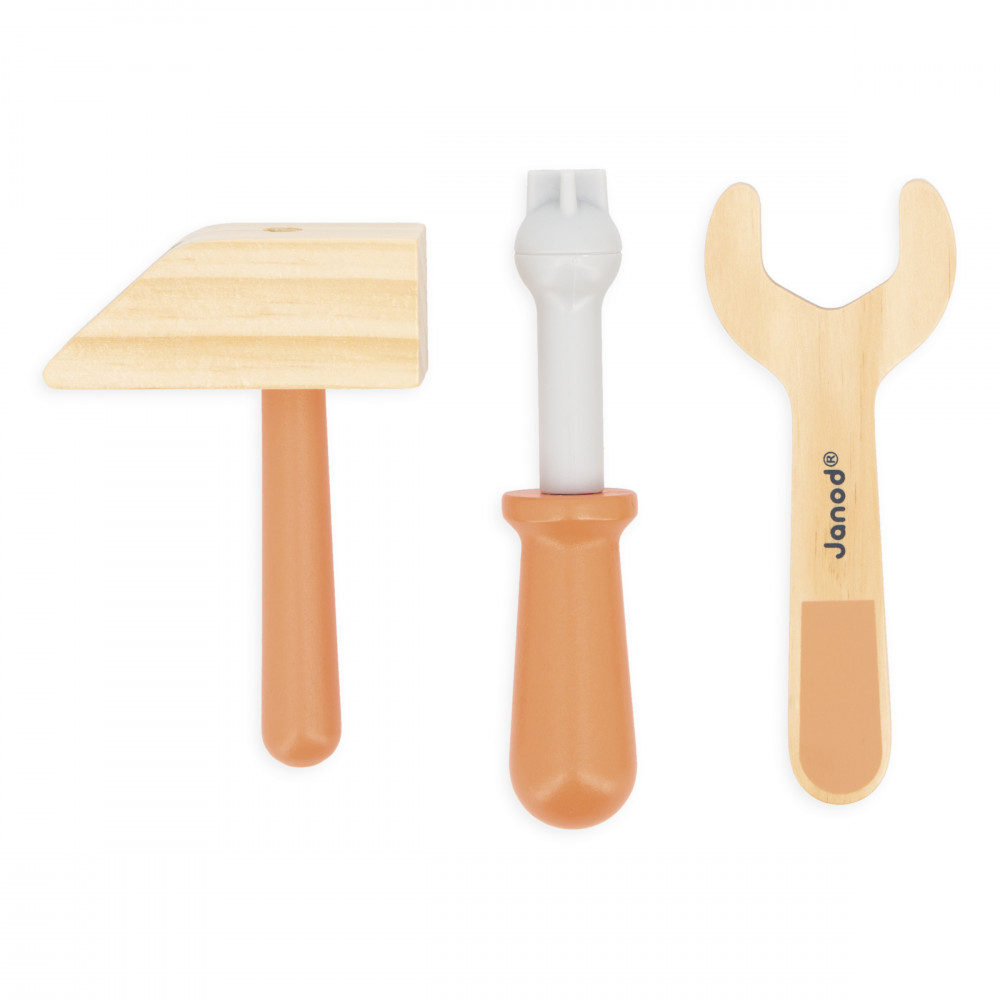 Set of 3 Brico'Kids DIY Animal Tools : Spare parts Janod Janod - SV01272