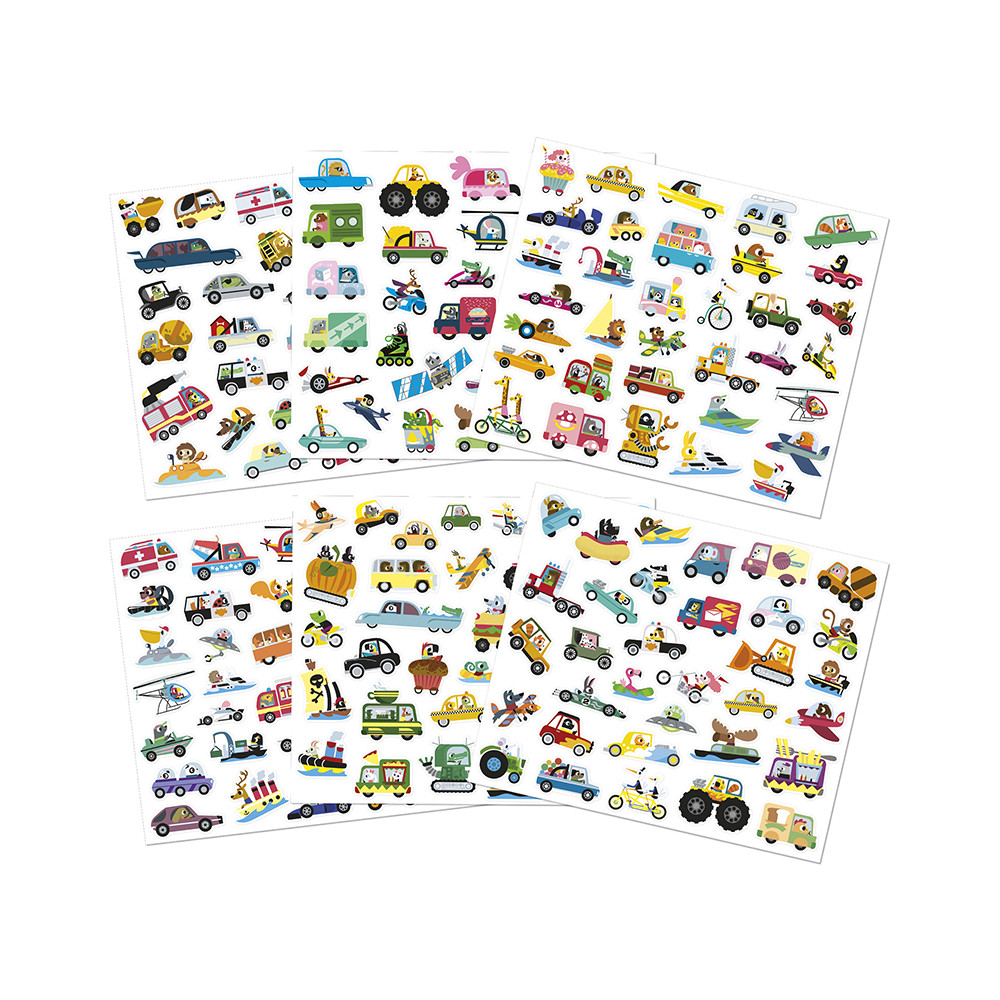 Vehicle stickers x200 : Mosaic & Stickers Janod - J09196