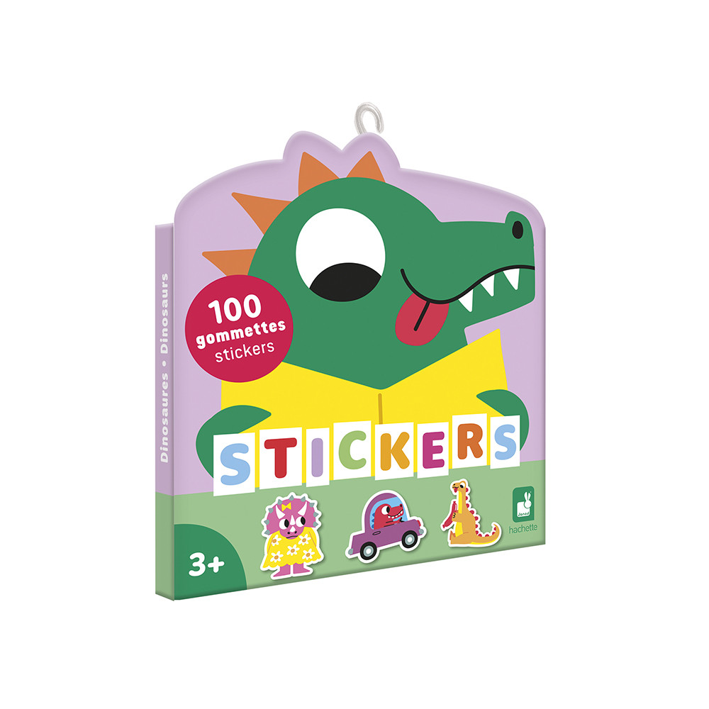 Dinosaur stickers x100 : Mosaic & Stickers Janod - J09189
