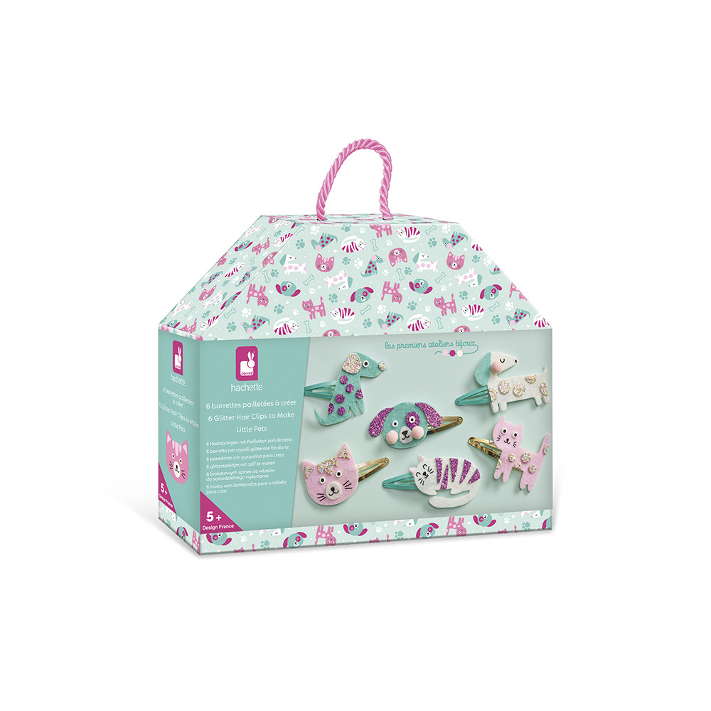 6 Little Pets Haarspangen zum Erstellen : "Les Ateliers Bijoux" und ...