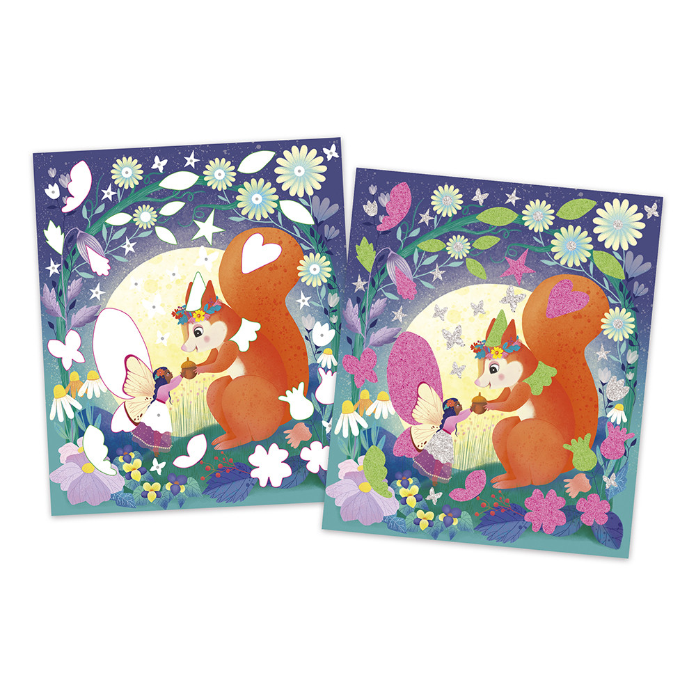 Kit Créatif - Stickers et Sable Phospho Magic Fairies : Sable ...