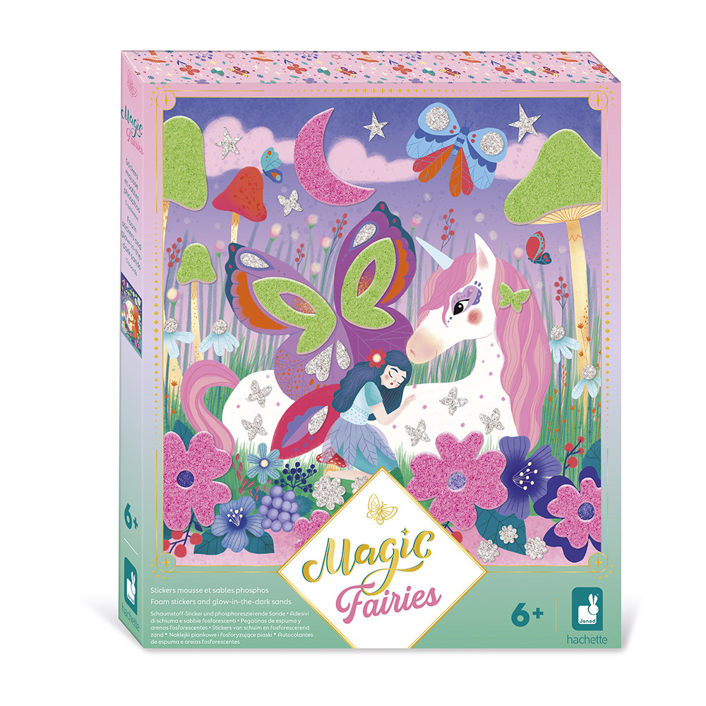 Creative Kit - Stickers and Sand Phospho Magic Fairies : Glitter ...
