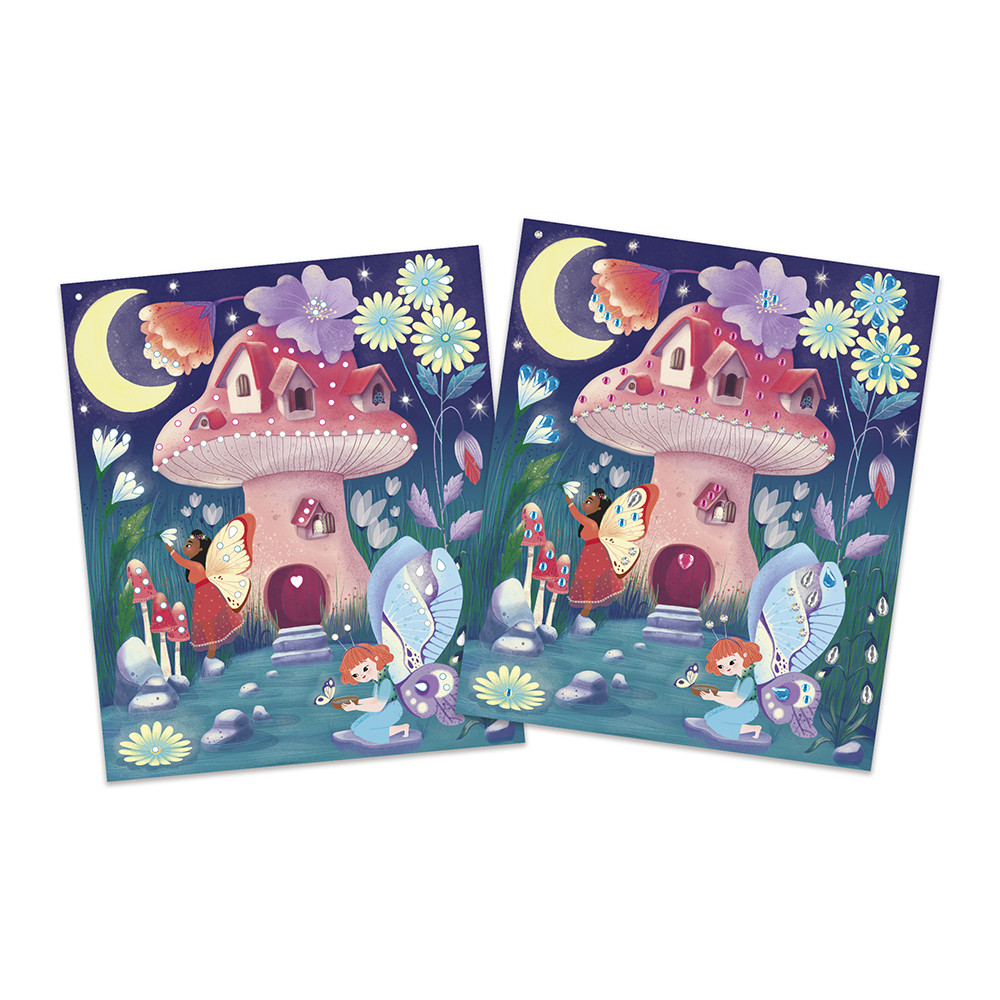 Creative Kit - Strass Magic Fairies : Glitter, Golden foil-stamping ...