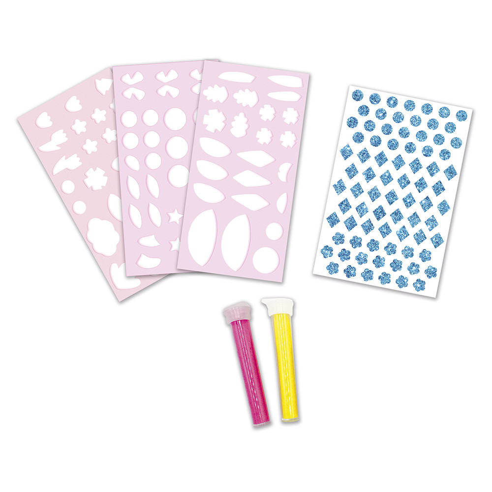 Kit Créatif - Fluorescent Sand Foam Stickers Forest Friends : Glitter ...