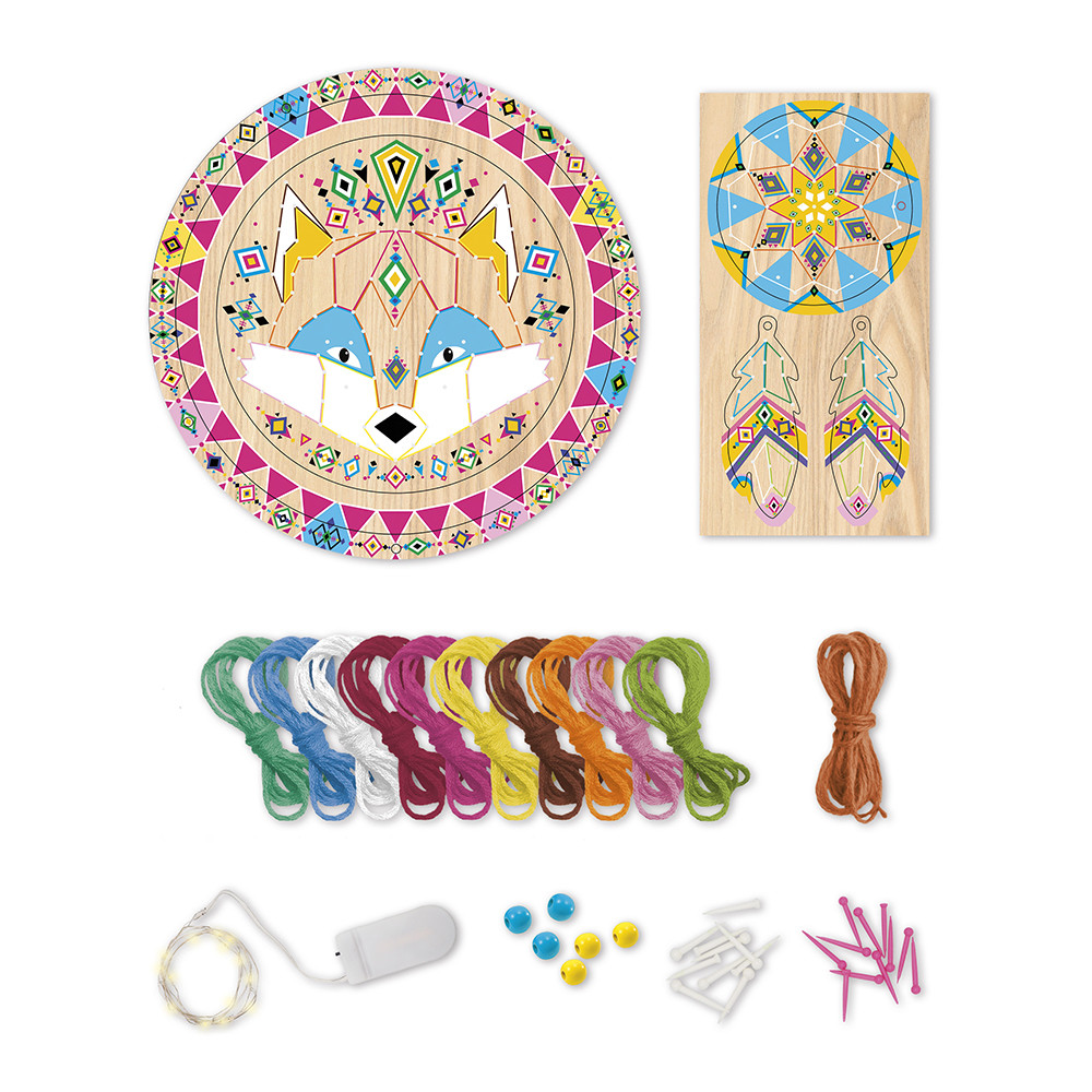 Creative Kit - String Art Luminous Dreamcatcher Fox : "Les Ateliers ...