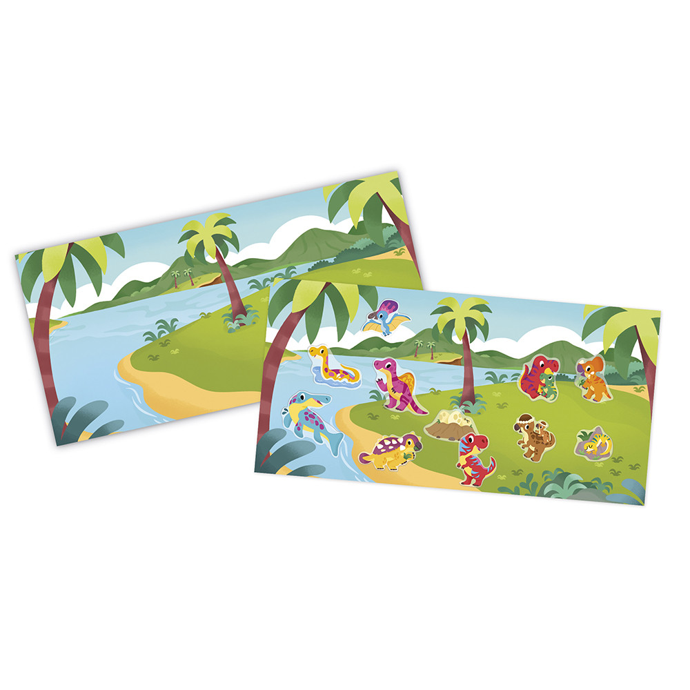 Creative Box of Thick Repositionable Dinosaur Stickers - 2 years old ...