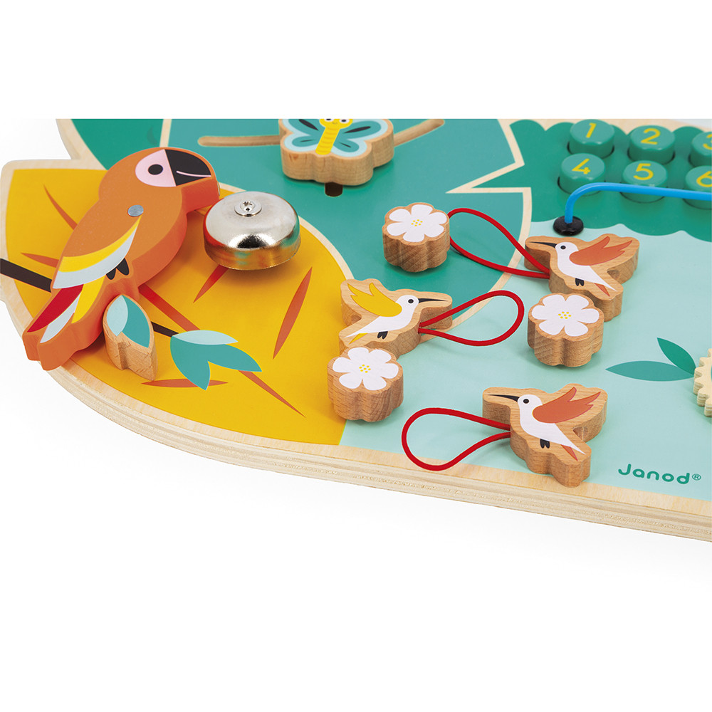 Busy-board cocodrilo Tropik : Ábaco, loopings y paneles de actividades ...