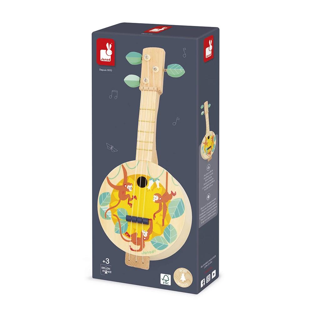 Banjo Jungle Gioia : Musical toys Janod - J07661