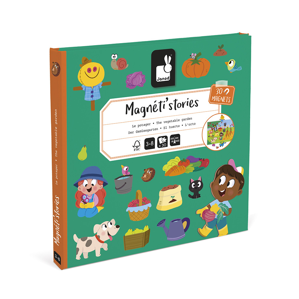 Magneti'stories The Vegetable Garden : Educational magnetic games Janod ...