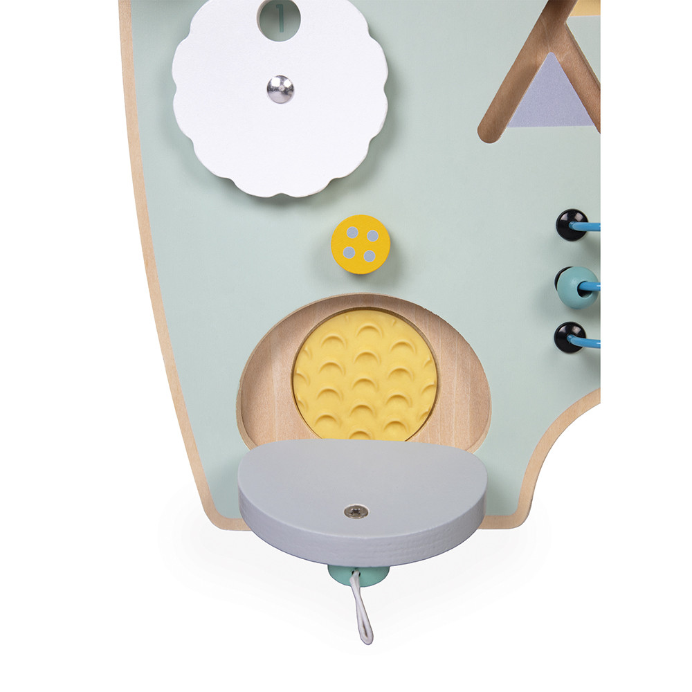 Pure wooden bear busy-board : Abacus, loopings & activity panels Janod ...