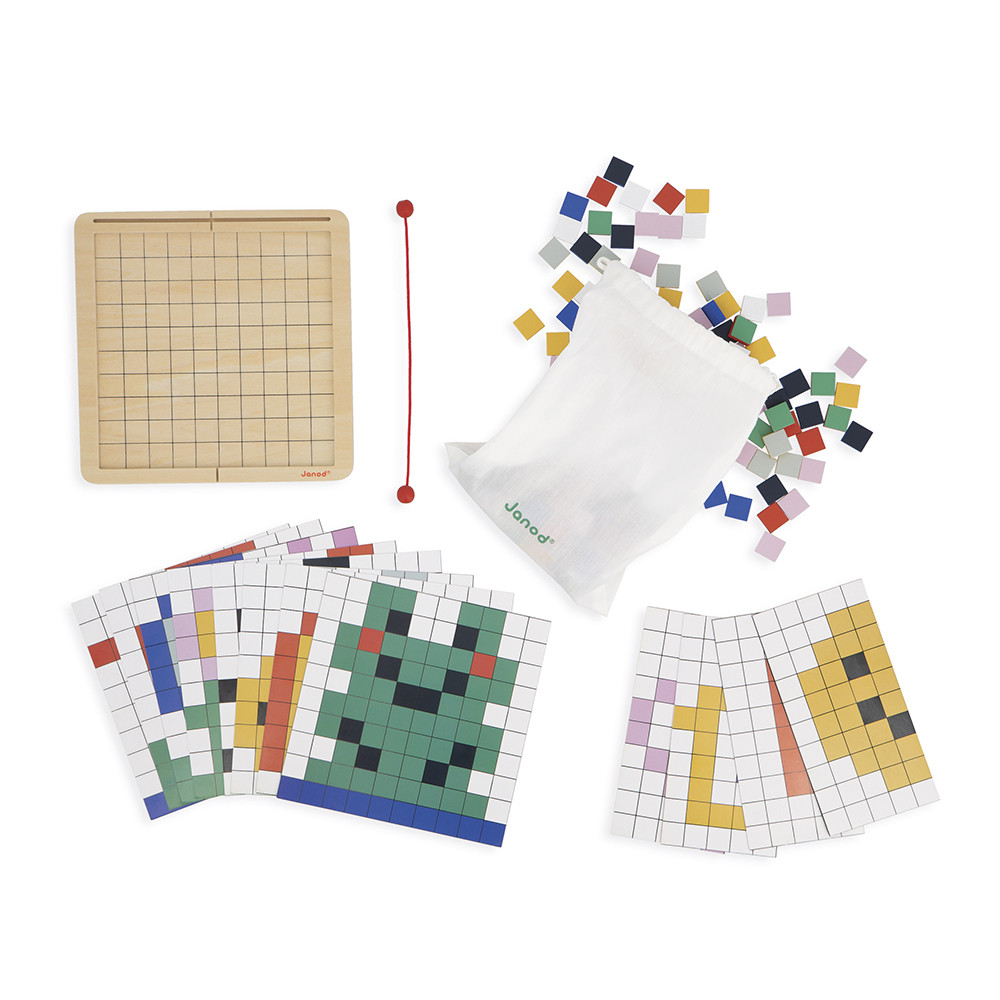 Mosaic Symmetry and Coding : Educational games Janod - J05093