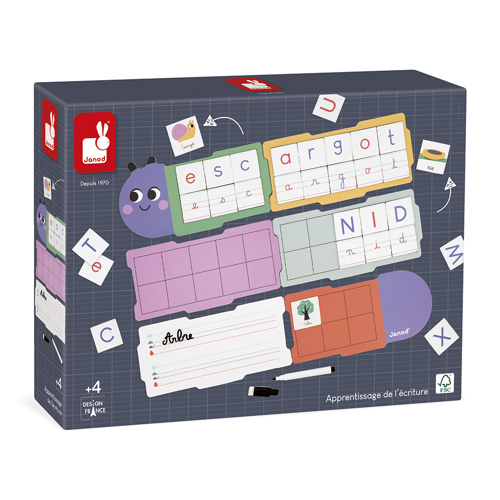 Imparare a scrivere - Bruco : Giochi didattici con numeri e lettere ...