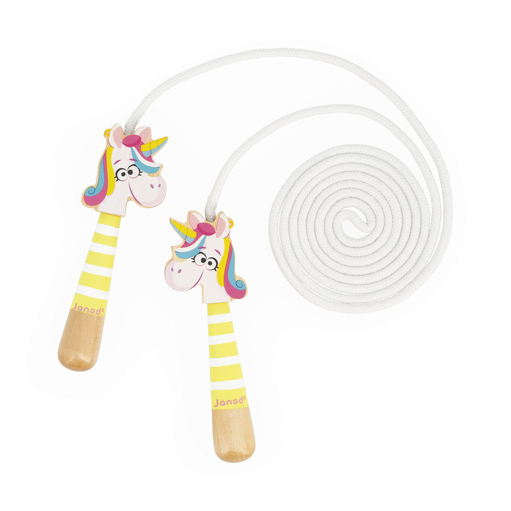 Applepop Unicorn Skipping Rope : Sports & Outdoor games Janod - J03377
