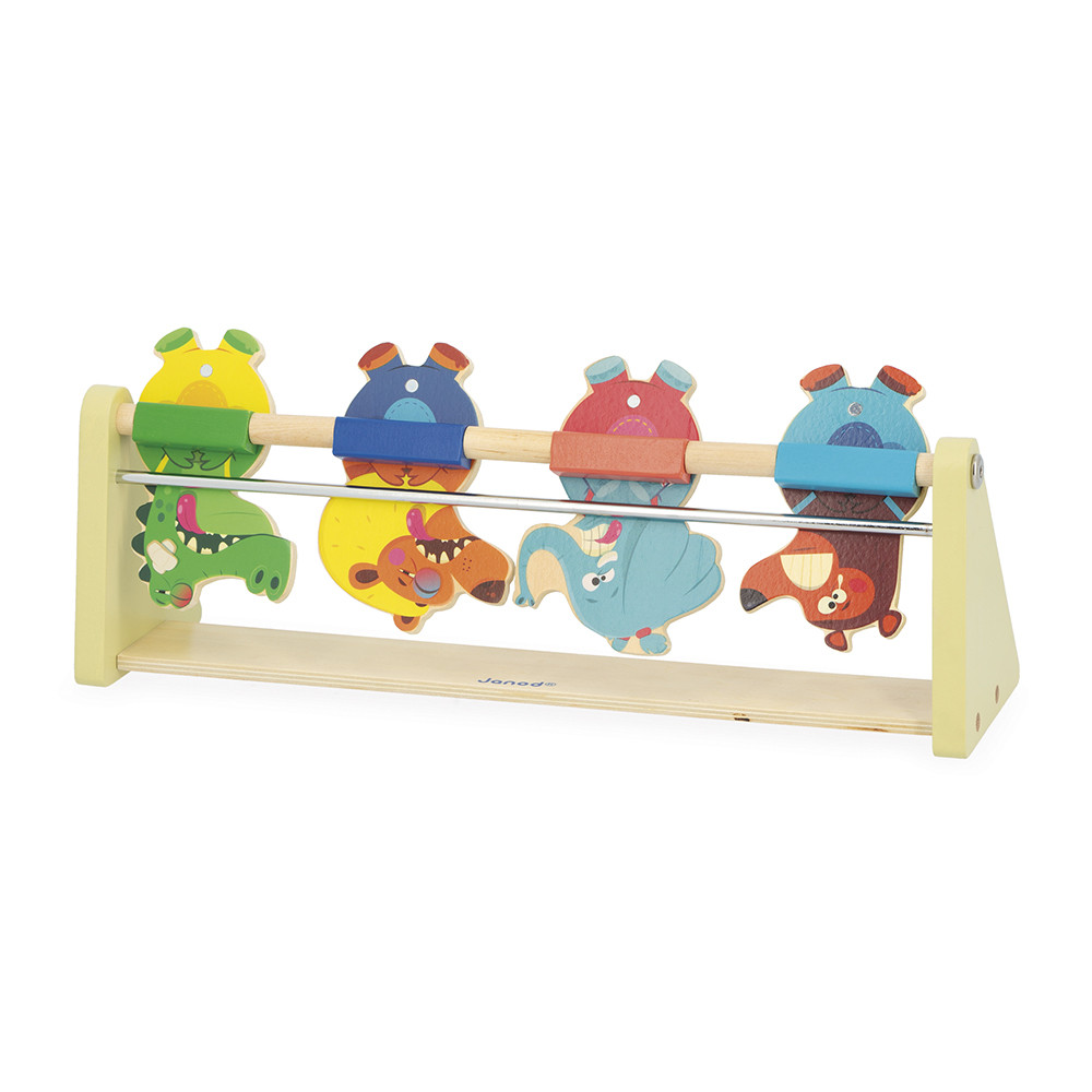 Knock them over game Applepop : Throwing games Janod - J03372