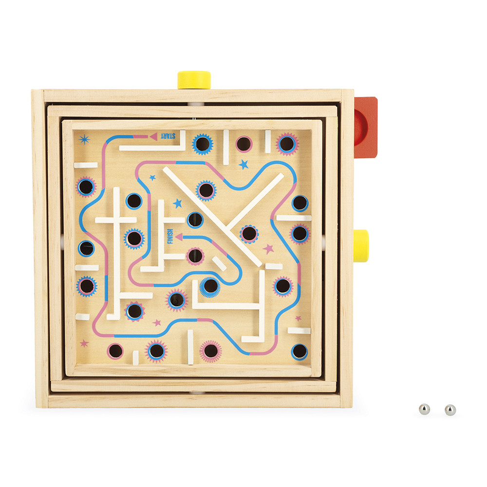 Applepop Marble Maze : Skill games Janod - J03371