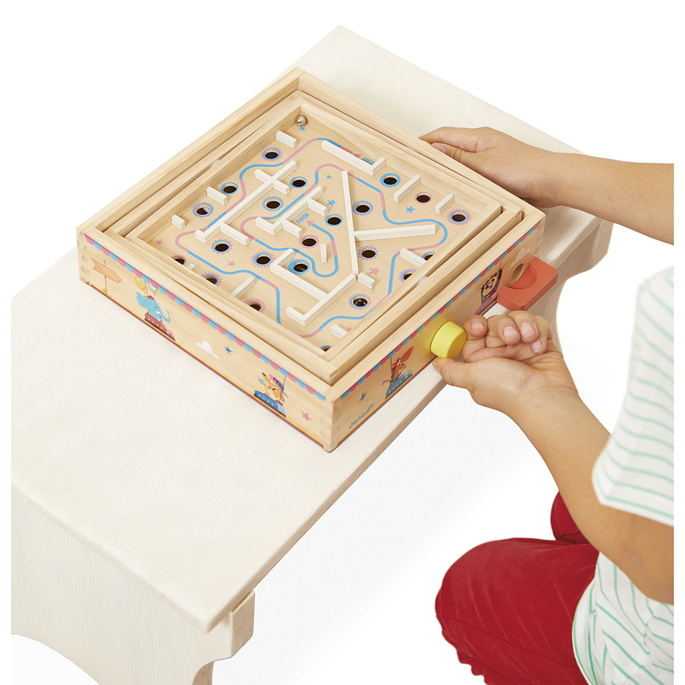 Applepop Marble Maze : Skill games Janod - J03371