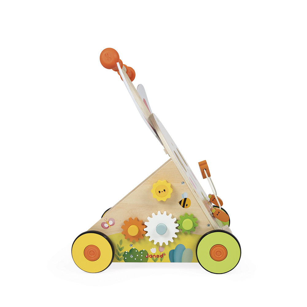 Wooden Rabbit Multi-Activity Cart : Rockers, Ride-ons & Walkers Janod ...