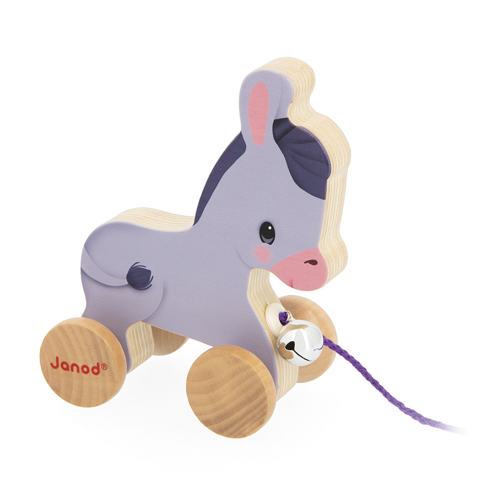 Walking donkey Farm : Push & Pull toys Janod - J03323
