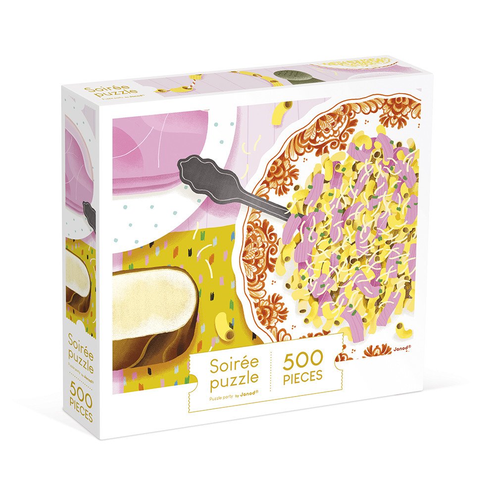 Puzzle Pasta e Prosciutto 500 pezzi : Puzzle da 500 a 2000 pezzi Janod ...