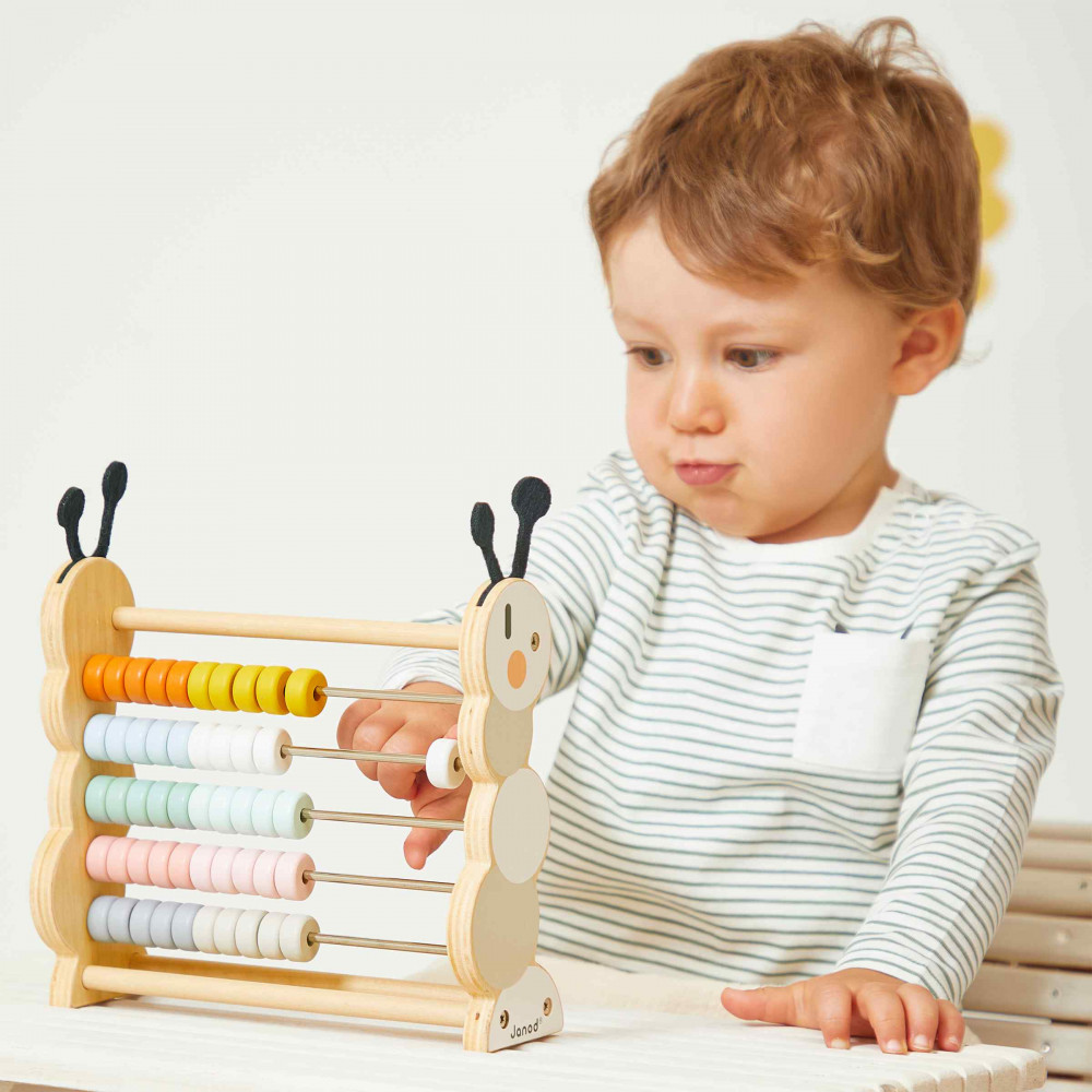 Abaco bruco Sweet Cocoon : Giochi didattici con numeri e lettere Janod ...