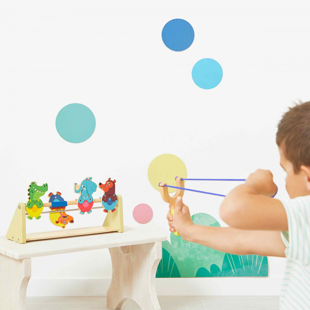 Knock them over game Applepop : Throwing games Janod - J03372