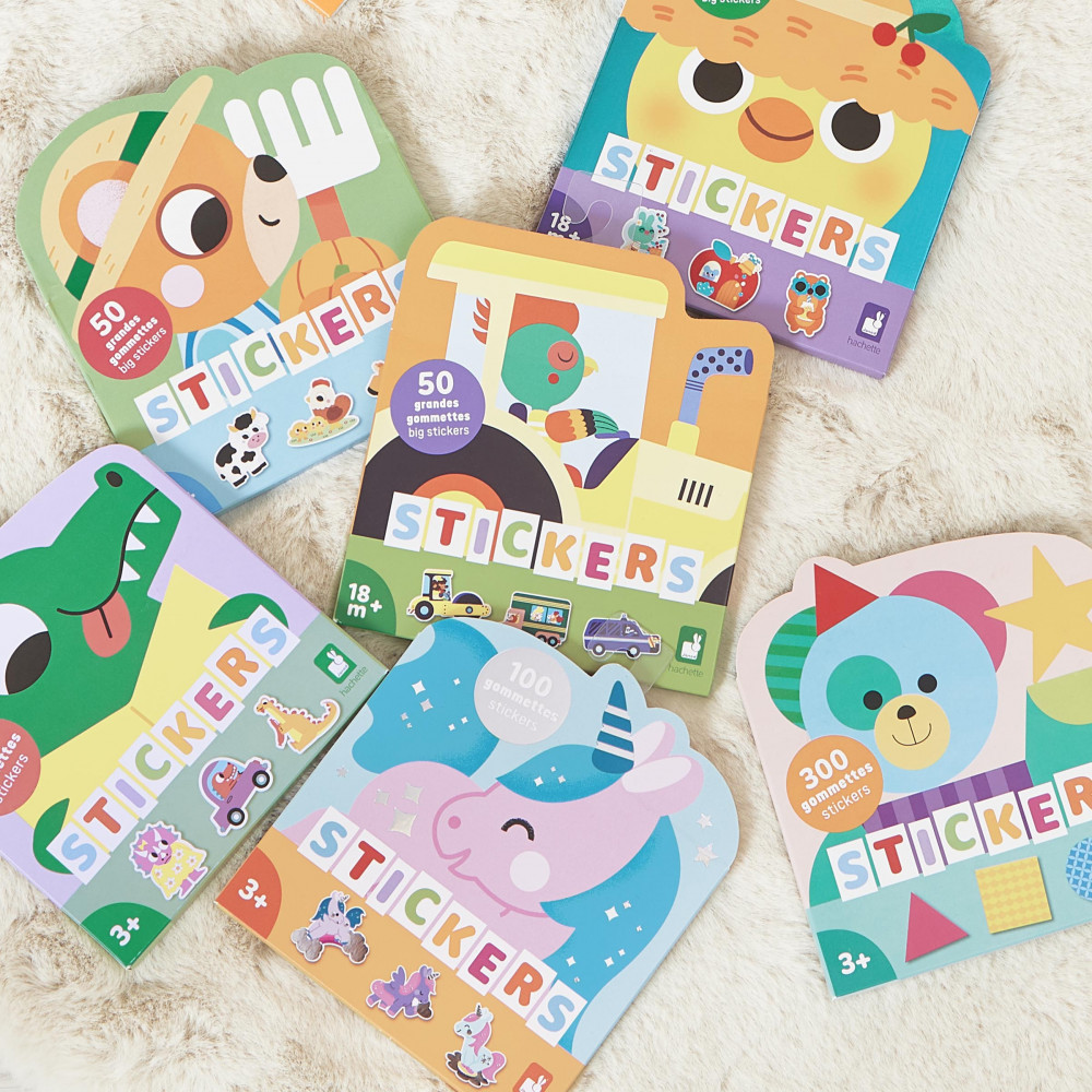 Geometric shapes stickers x300 : Mosaic & Stickers Janod - J09192