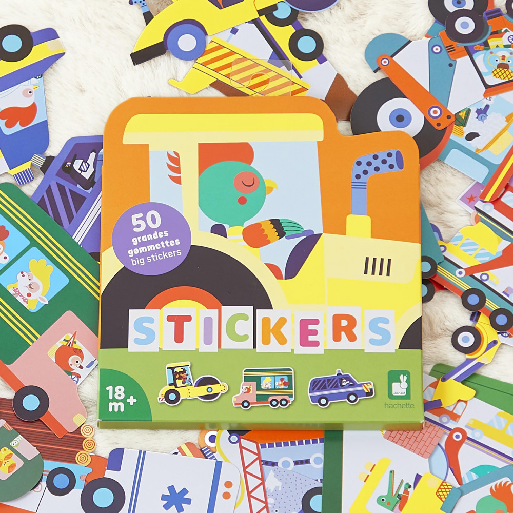 Large Vehicle Stickers x50 : Mosaic & Stickers Janod - J09191