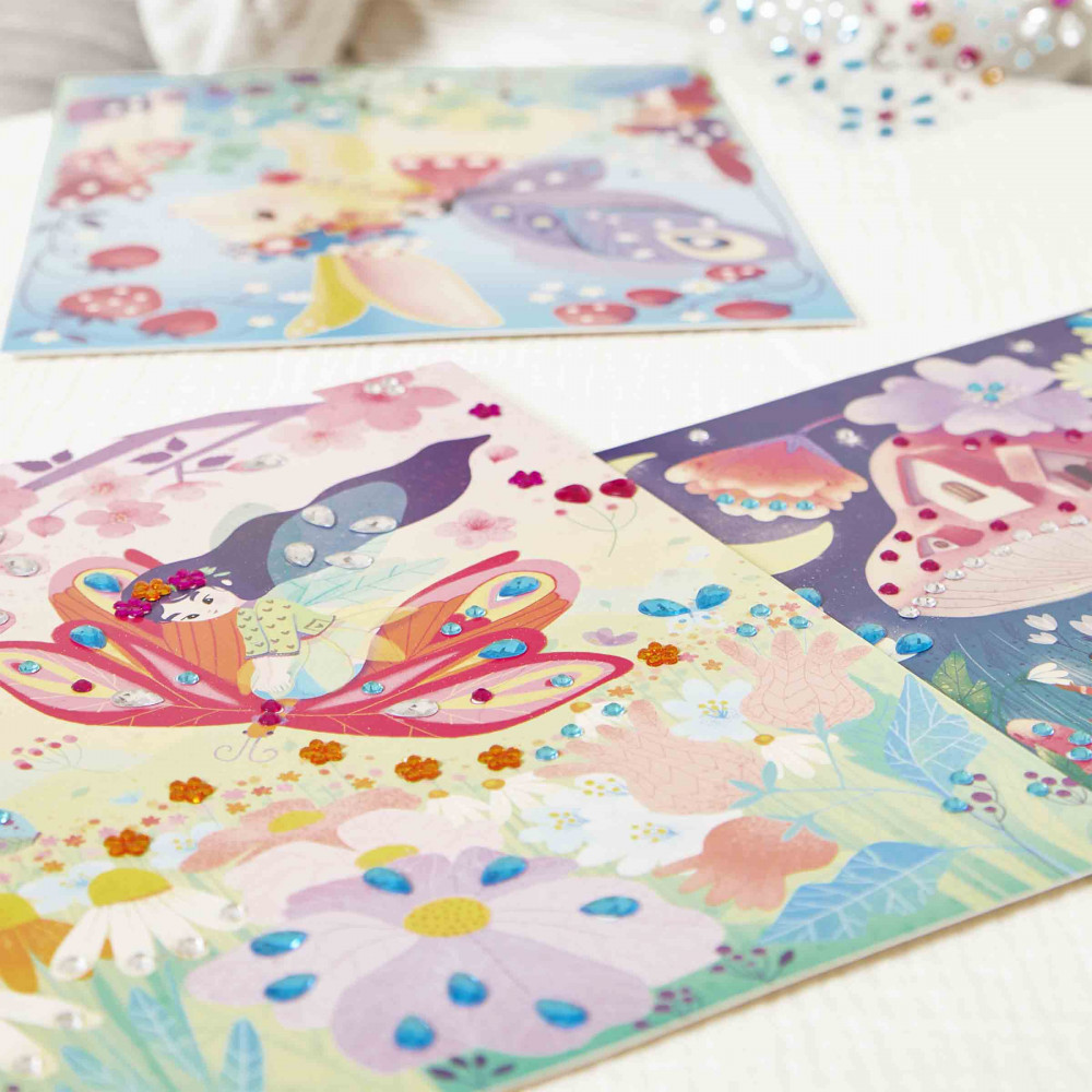 Kit Créatif - Strass Magic Fairies : Sable, Paillettes, Dorure & Strass ...