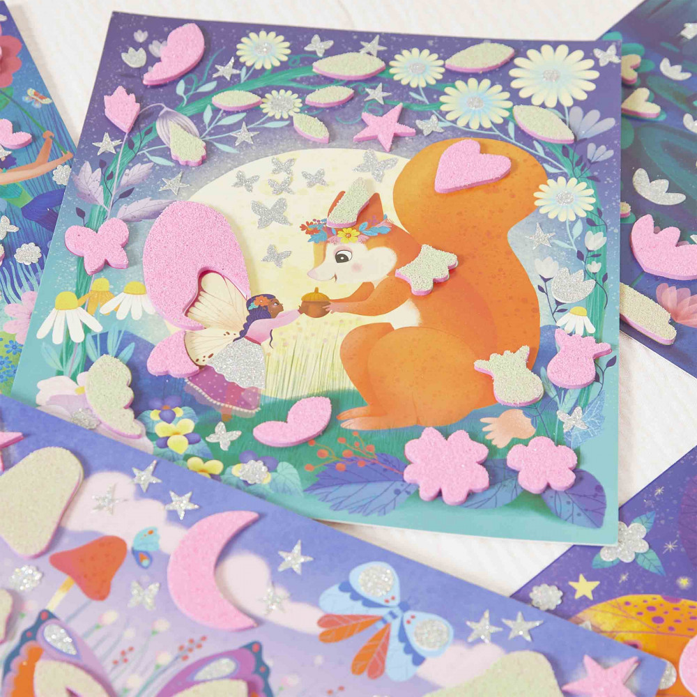 Kit Créatif - Stickers et Sable Phospho Magic Fairies : Sable ...
