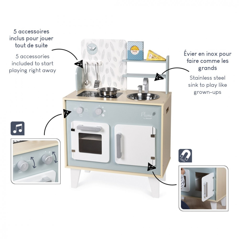 Wooden Feather Kitchen set : kitchens, dinnerwares & accessories Janod ...