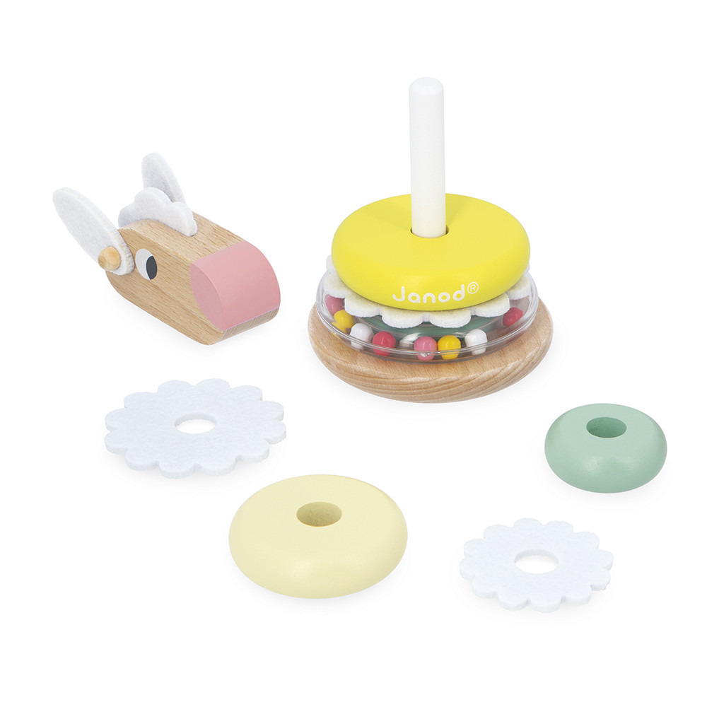 Mouton à Empiler Zigolos (bois) : Manipulation & Encastrement Janod ...