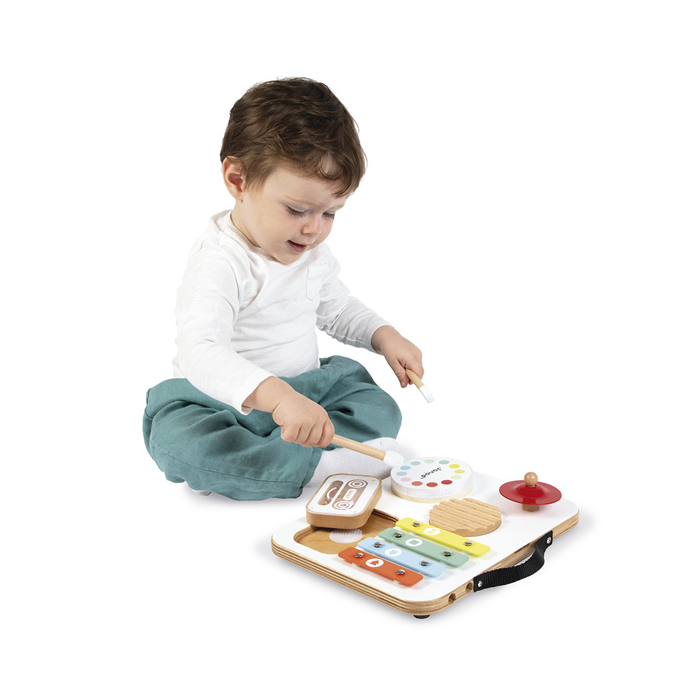 Baby Confetti Musical Table (wood) : Musical toys Janod - J07679