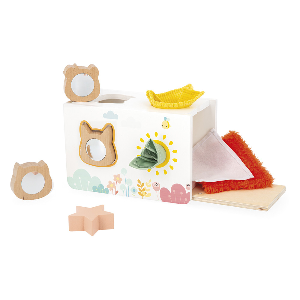 Pure Sensory Tissue Box : Manipulation & stackers Janod - J05140