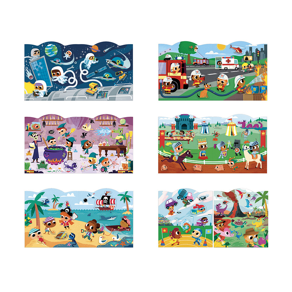 Cahier de Stickers et Décors Aventuriers : Mosaïque, gommettes ...
