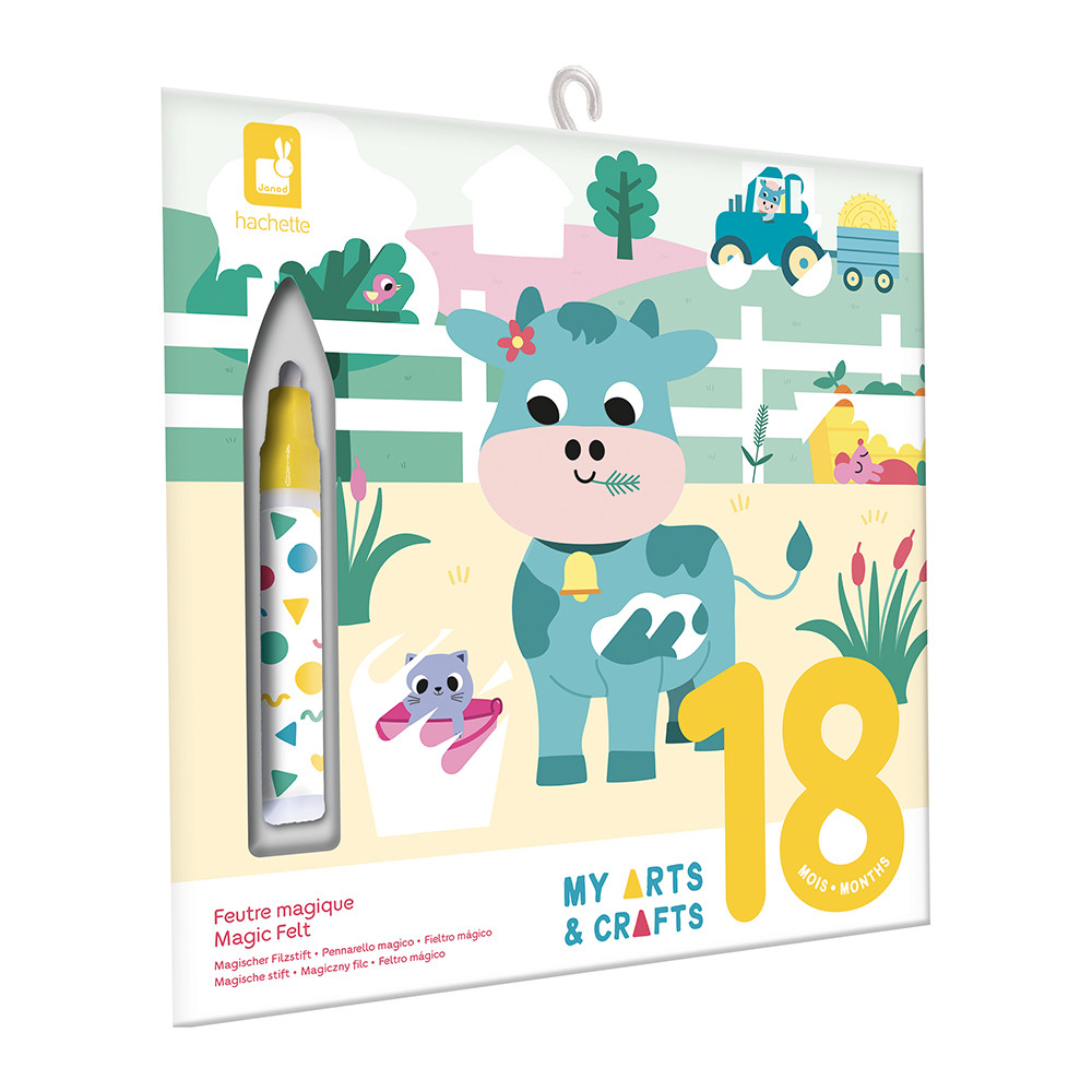 Magic Felt Creative Kit - The Farm - 18 months : Painting by numbers ...