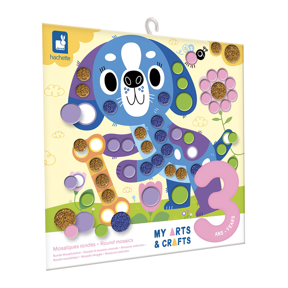 Creative Kit: Round Foam Mosaics - Little Friends - 3 years : Mosaic ...