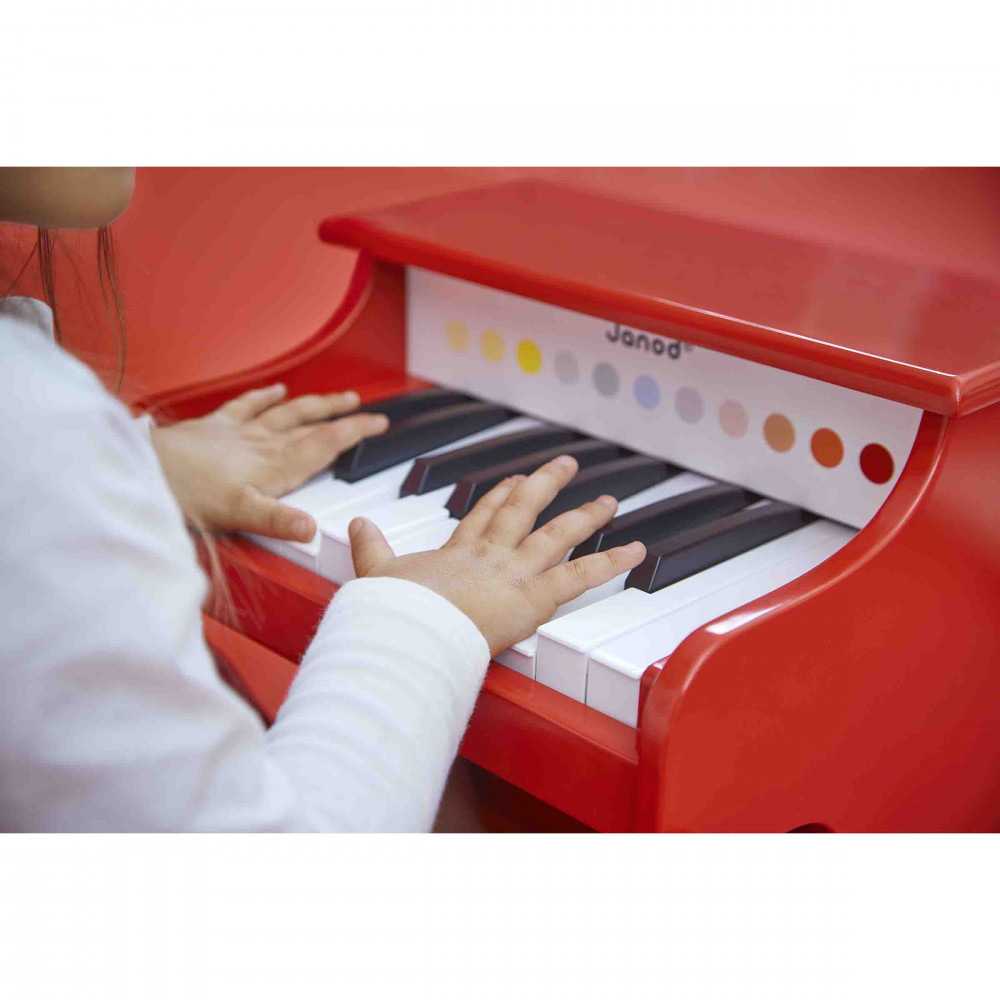 My First Electronic Piano Confetti (wood) : Pretend Play Janod - J07618